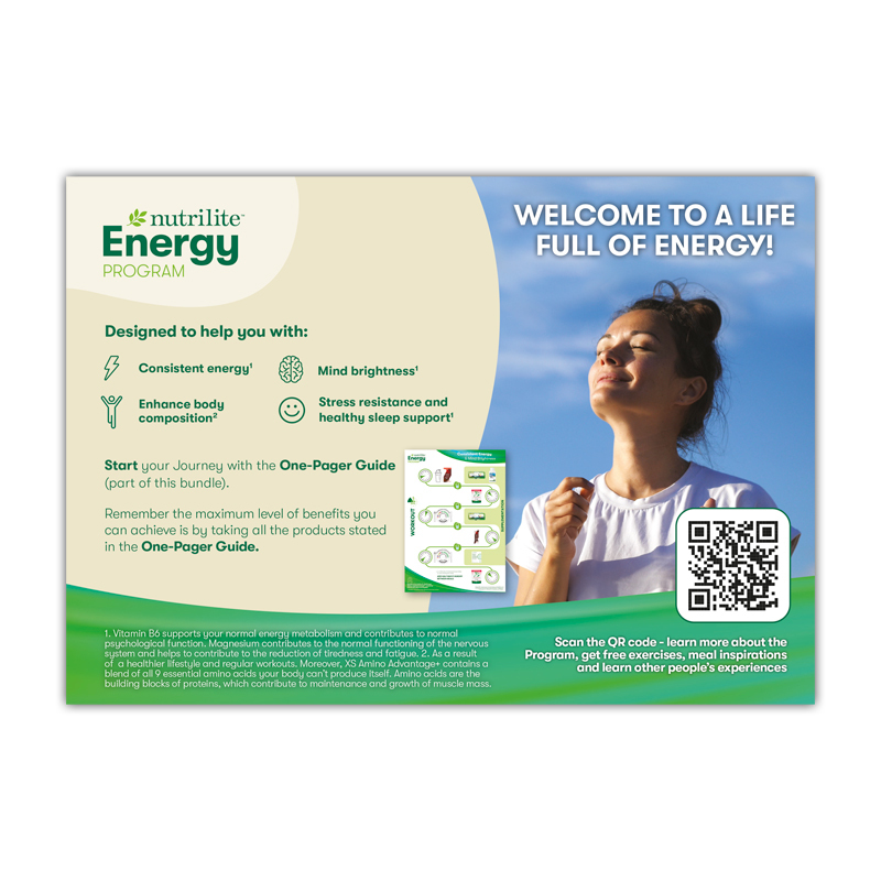 Nutrilite Energy Program Greeting Card
