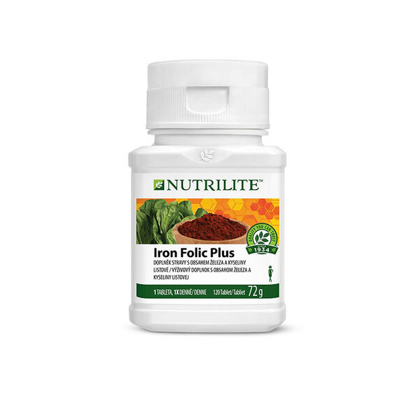 Iron Folic Plus (Výživový doplnok s obsahom železa a kyseliny listovej ...