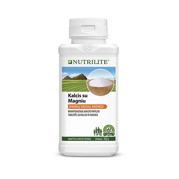 Kalcis su magniu kramtomose tabletėse NUTRILITE™